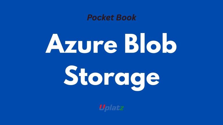 Azure Blob Storage Pocket Book | Uplatz Blog