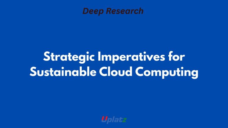 Green Cloud Computing: Strategic Imperatives for Sustainable Digital ...