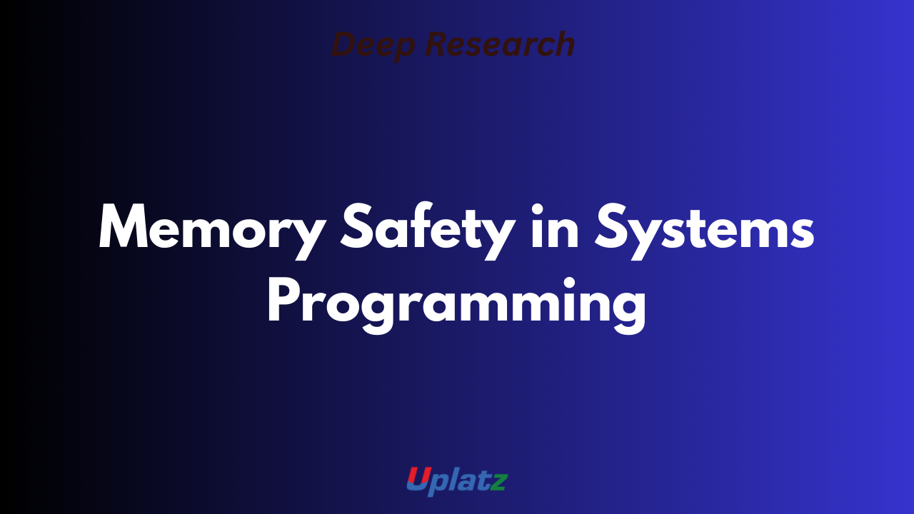 Memory Safety in Systems Programming: A Comparative Analysis of Modern ...
