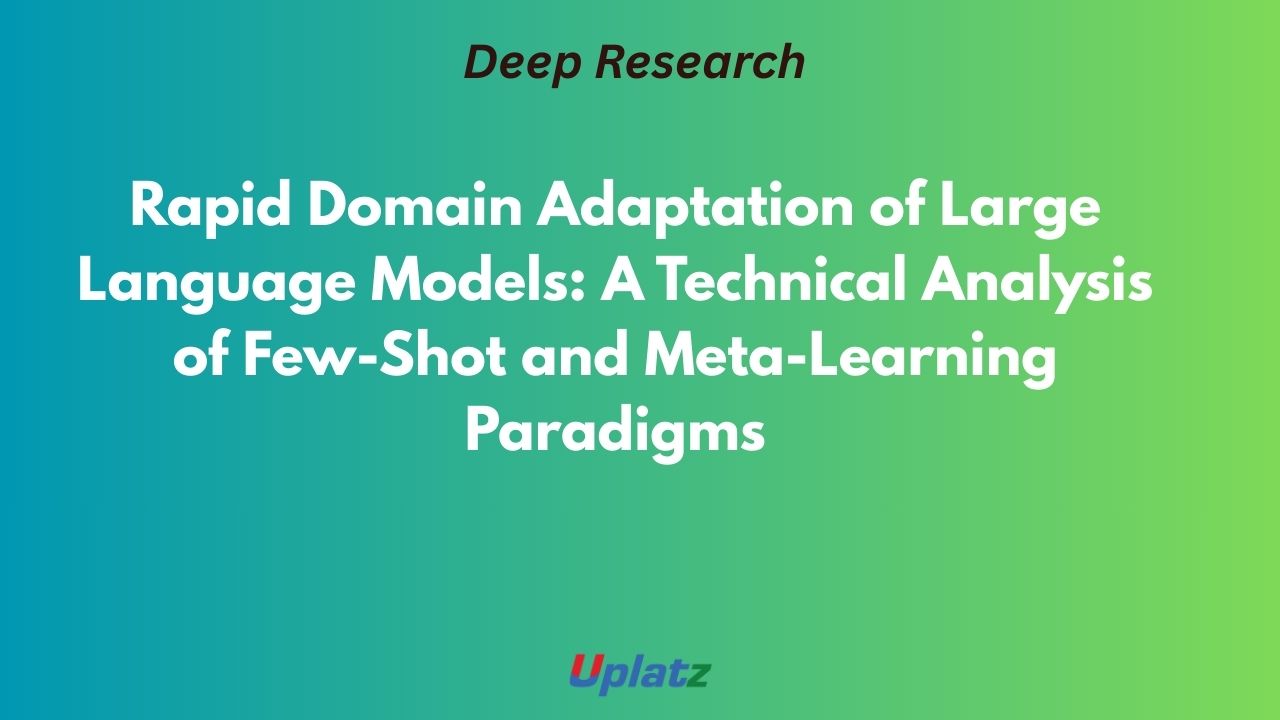 Rapid Domain Adaptation of Large Language Models: A Technical Analysis ...