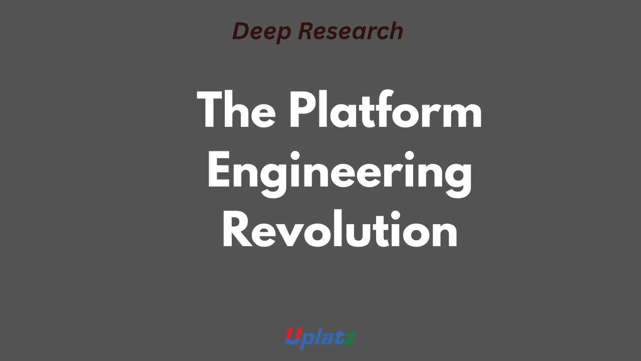 The Platform Engineering Revolution: From DevOps Overload to Product-Driven Developer Enablement ...