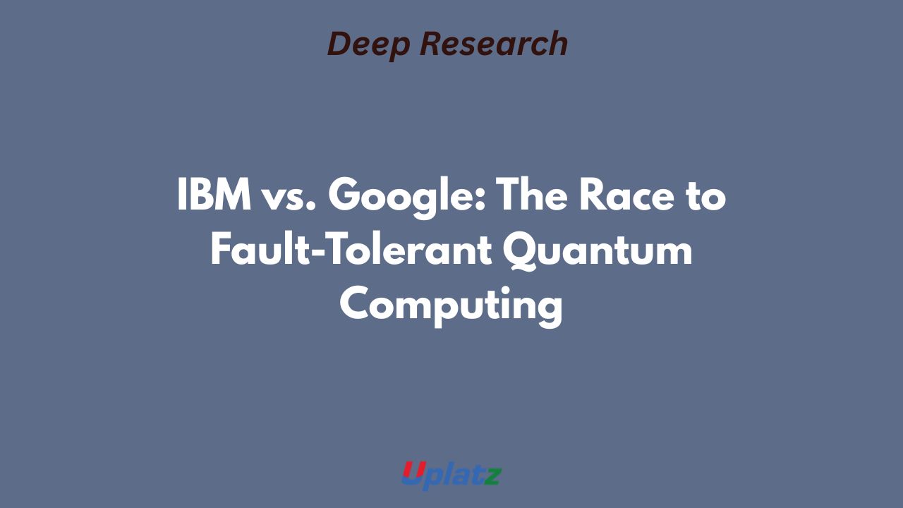 The Quantum Crossroads: A Comparative Analysis of IBM's and Google's ...