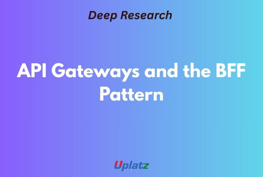 Backend-for-Frontend Archives | Uplatz Blog