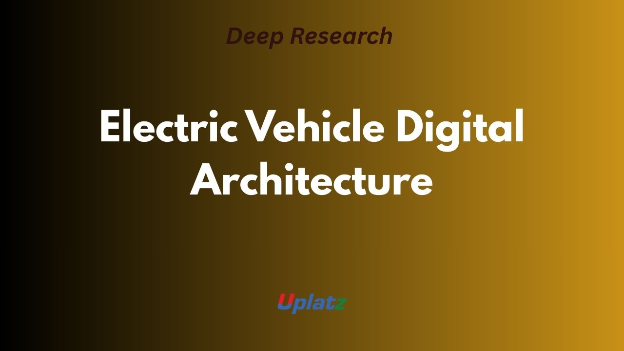 The Digital Nexus: How Electric Vehicle Architecture is Driving the ...