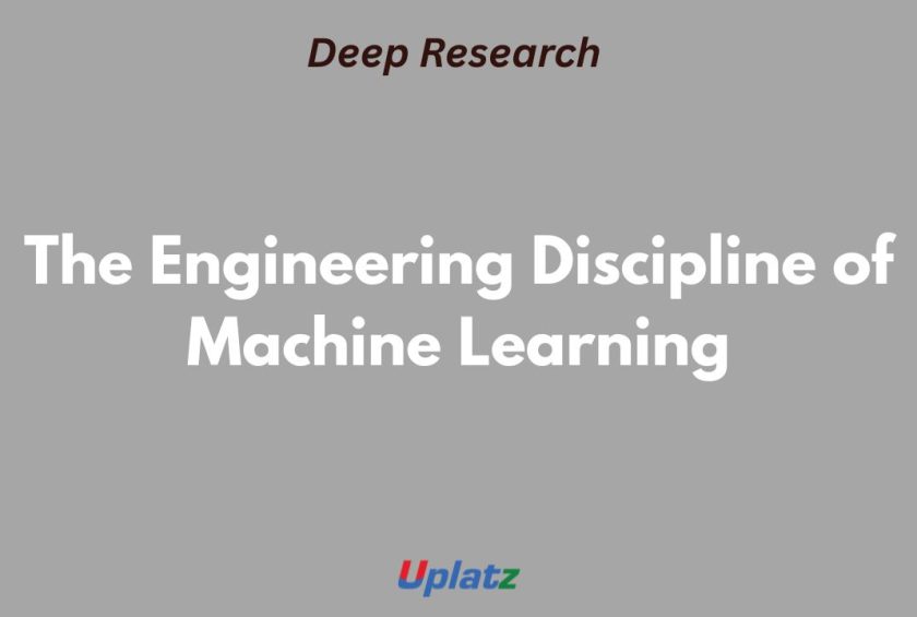Machine Learning Engineering Archives | Uplatz Blog