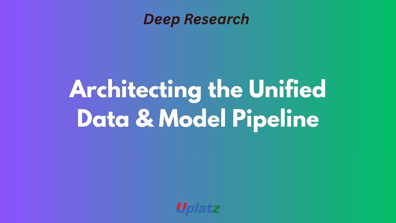 The Unified Pipeline: An Architectural Framework for Continuous Model Delivery with DataOps and ...