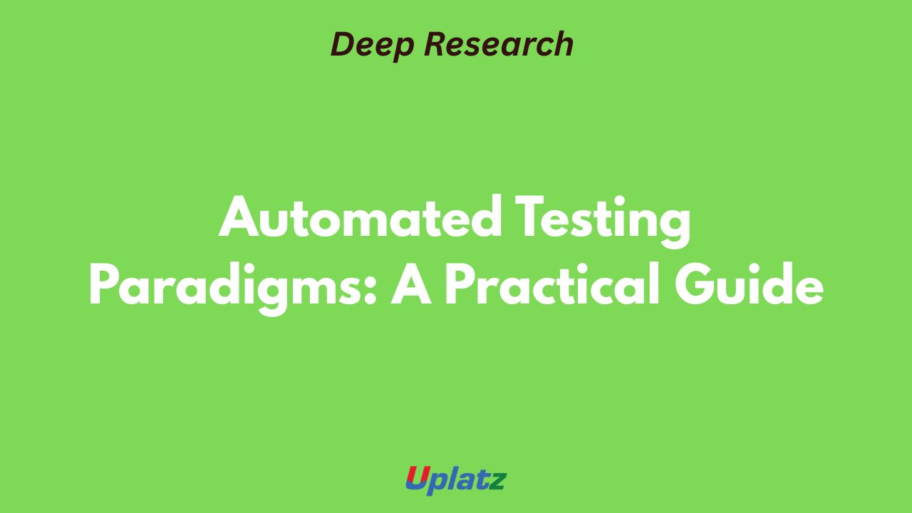 An Analytical Report on Automated Testing Paradigms: Unit, Integration ...