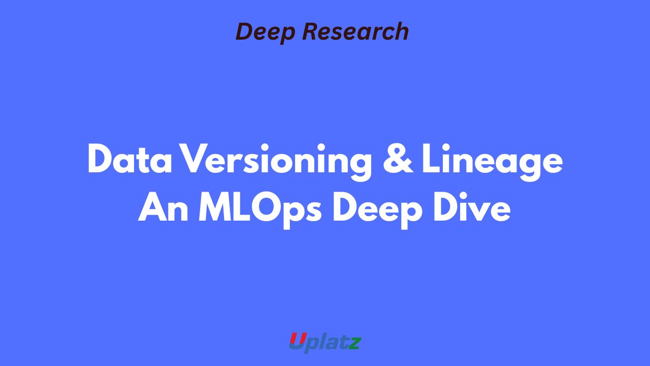 An Architectural Analysis of Data Versioning and Lineage in Modern ...