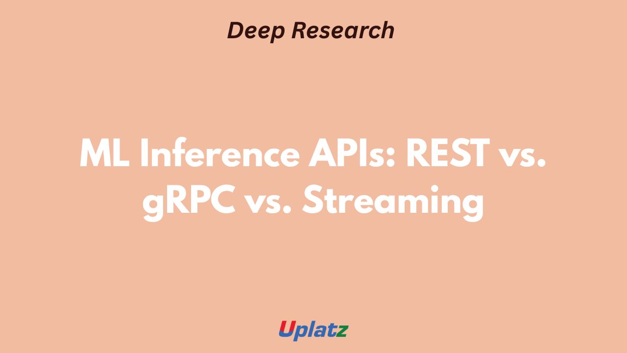 Architecting ML Inference: A Definitive Guide to REST, gRPC, and ...