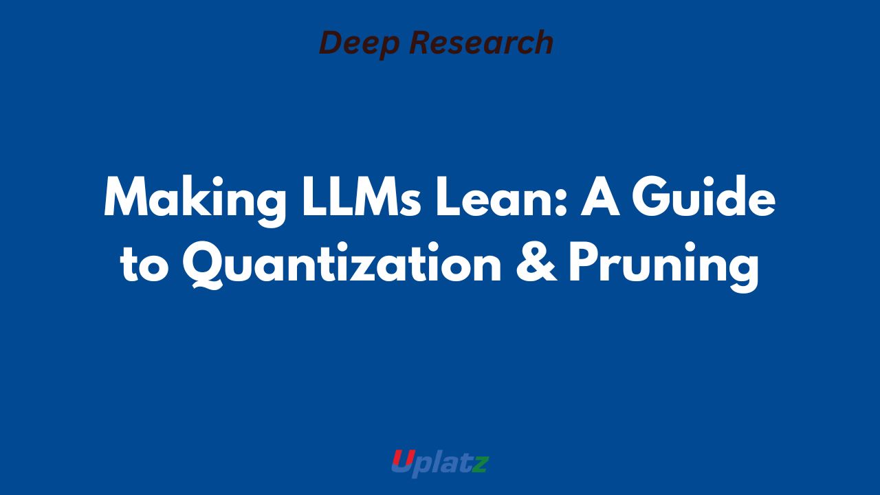 Comprehensive Report on Quantization, Pruning, and Model Compression Techniques for Large ...