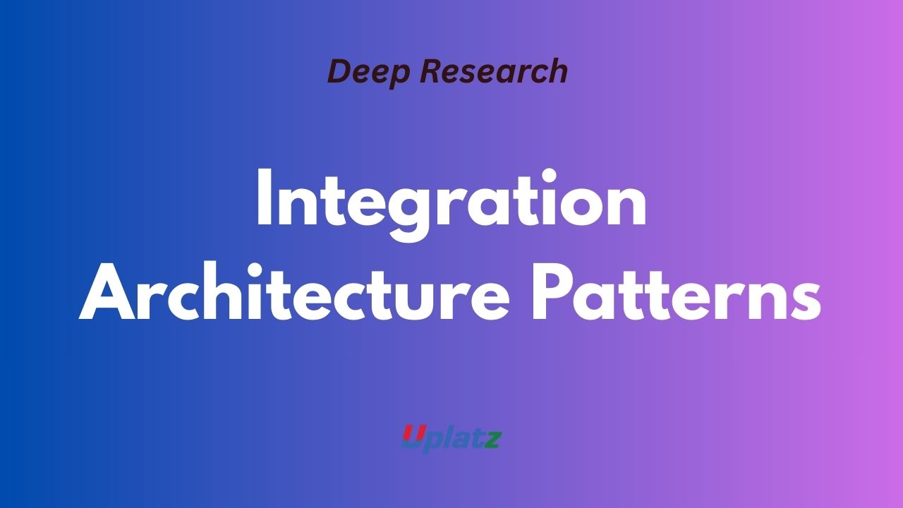Strategic Analysis of Integration Architectures: A Comparative Report ...
