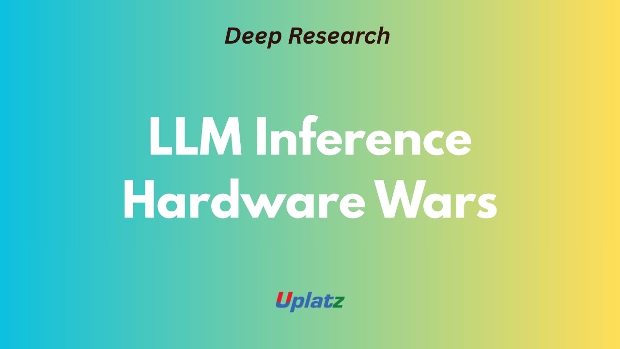 The LLM Inference Wars: A Strategic Analysis of CPU, GPU, and Custom Silicon | Uplatz Blog