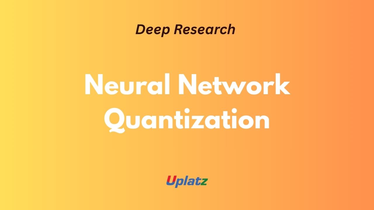 A Comprehensive Analysis of Quantization Methods for Efficient Neural Network Inference | Uplatz ...