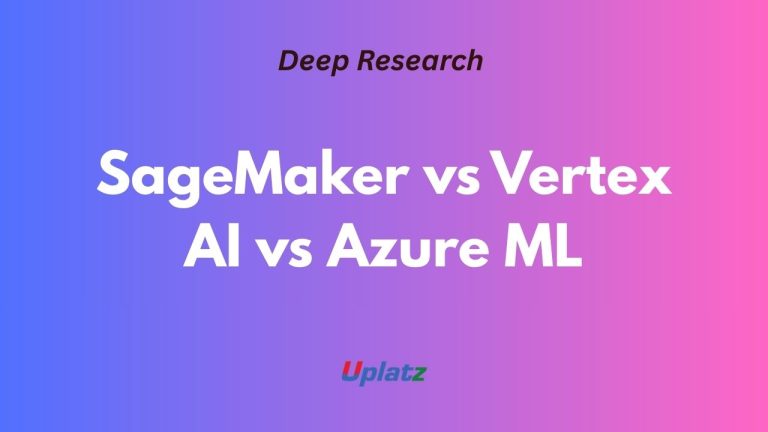 Strategic Analysis of End-to-End ML Platforms: SageMaker, Vertex AI ...