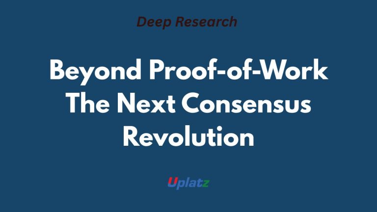 The Next Consensus Revolution: A Technical Analysis of Post-PoW/PoS ...