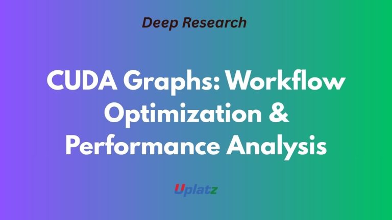 CUDA Graphs for Workflow Optimization: Architectural Analysis ...