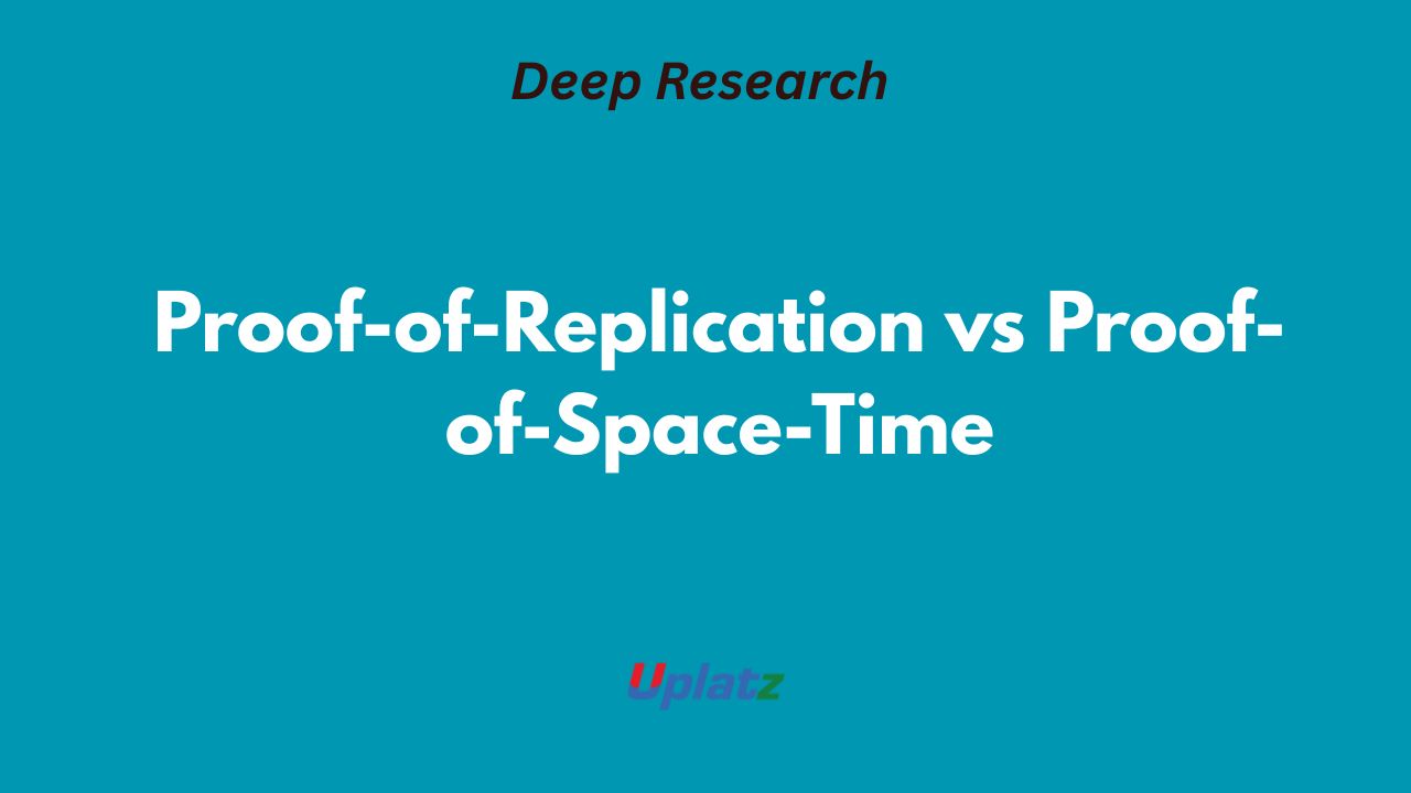 Proof-of-Replication vs Proof-of-Space-Time: Securing Decentralized ...