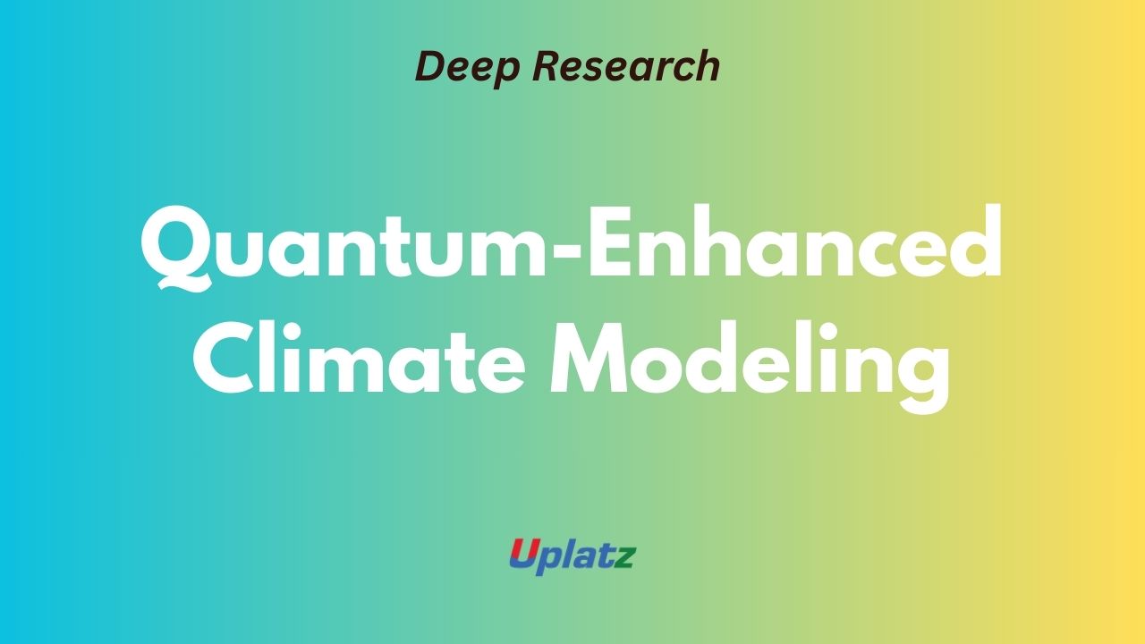 Quantum-Enhanced Climate Modeling: Theoretical Foundations, Algorithmic ...