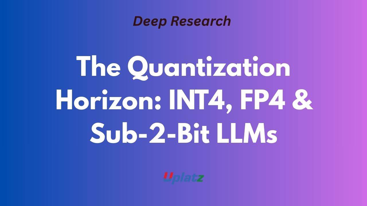 The Quantization Horizon: Navigating the Transition to INT4, FP4, and ...