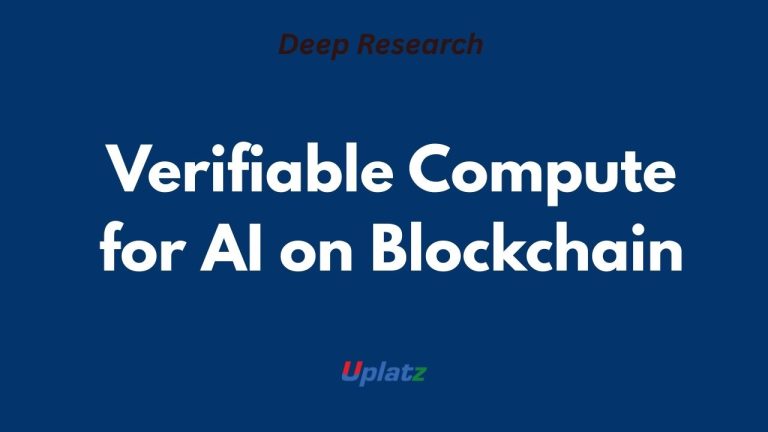 Verifiable Compute for AI Models on Blockchain: The Convergence of ...